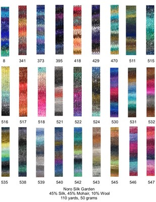 Noro Silk Garden Yarn: 21 colors available | eBay