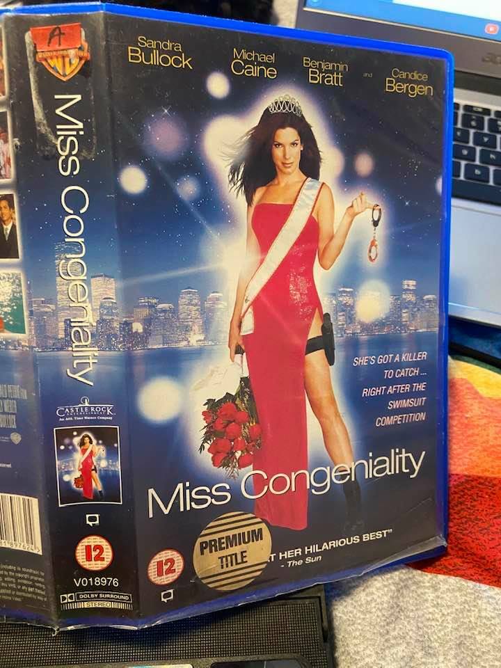 Miss Congeniality (VHS, 2001) Tape Big Box Ex Rental Sandra Bullock ...