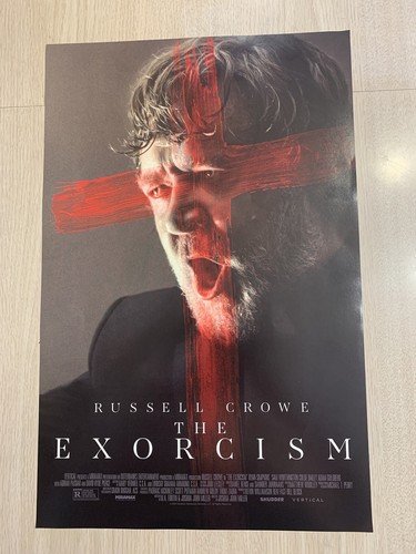 2024 EXORCISM RUSSELL CROWE EXCLUSIVE RARE AMC HORROR NEW MOVIE POSTER ...