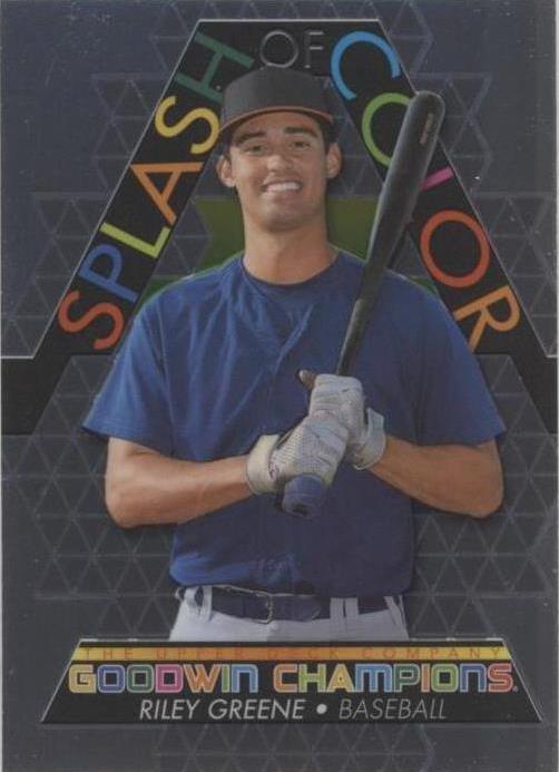 2022 Upper Deck Goodwin Champions - Splash of Color Platinum Riley ...