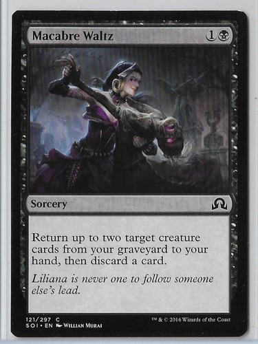MTG Macabre Waltz Shadows over Innistrad (SOI) Common Magic #121/297 ...