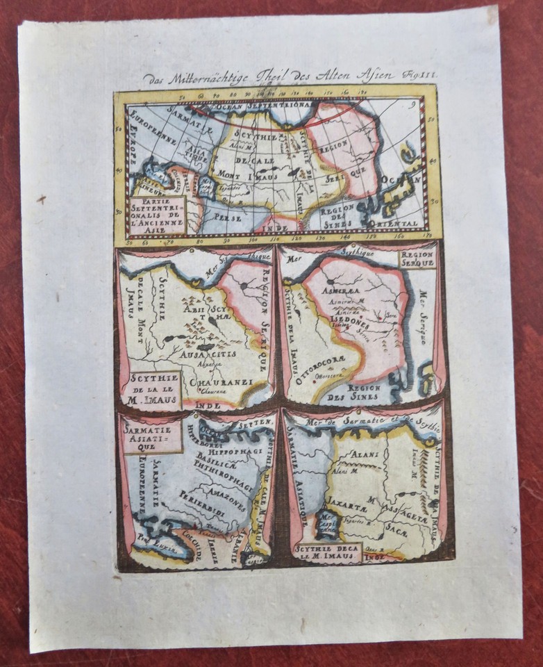 Scythia & Sarmatia Ancient World Asia 1719 Mallet map | eBay