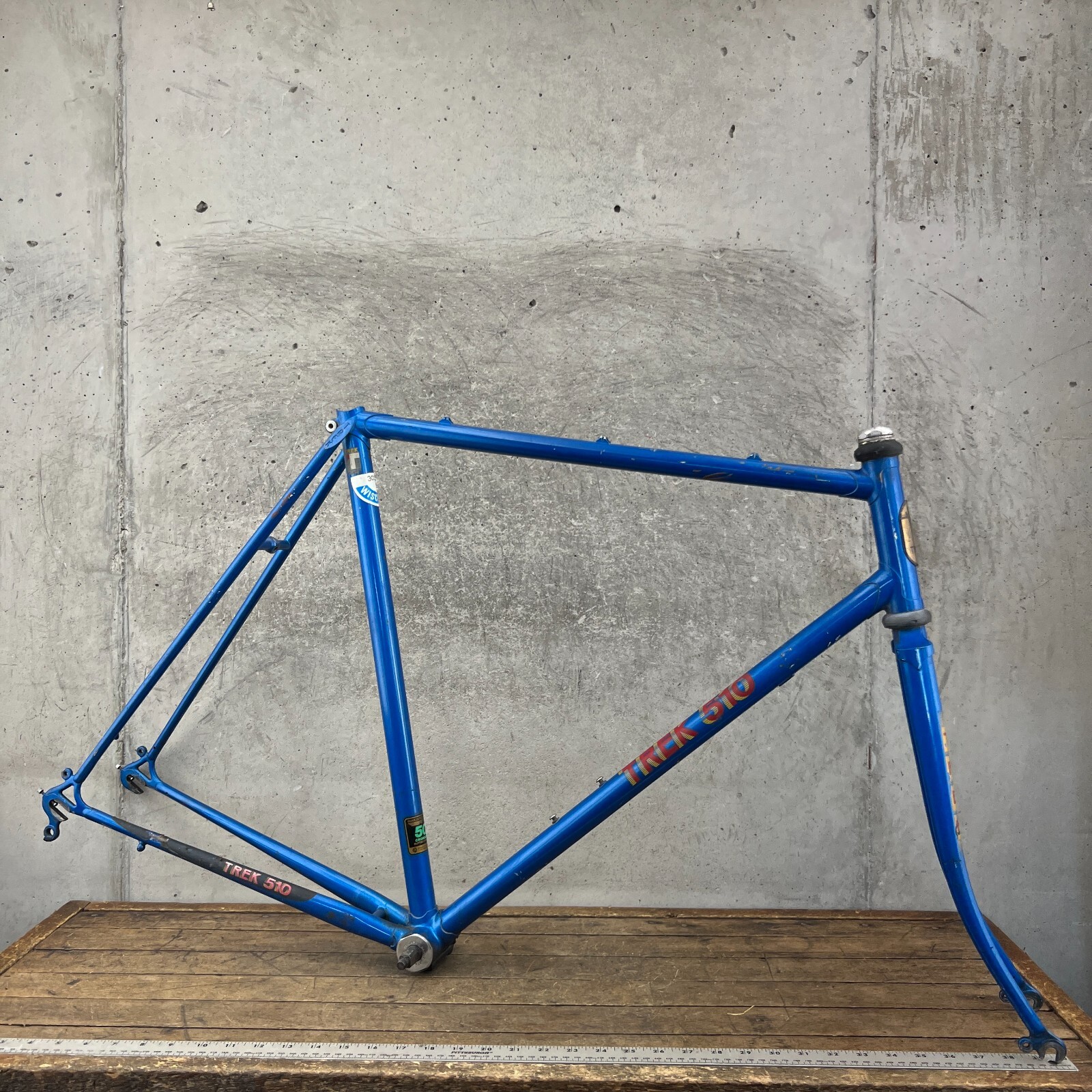 Vintage Trek 510 Frame Set 57 cm 22 USA Reynolds 501 27" Lugged 1980s ...
