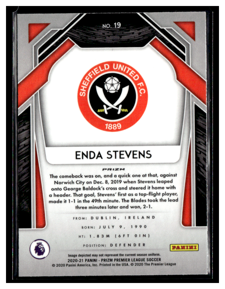 2020 Panini Prizm EPL #19 Enda Stevens Red White Blue | eBay