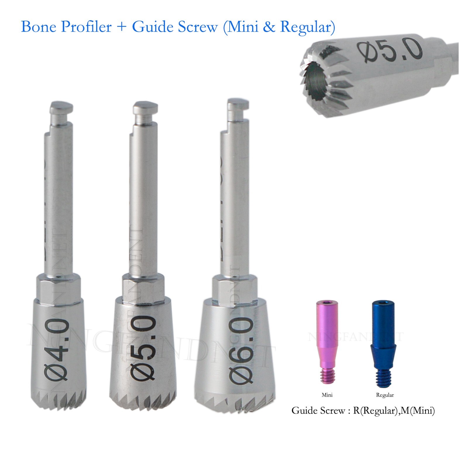 Universal Implant Abutment ET Bone Profiler & Dental Guide Screw | eBay