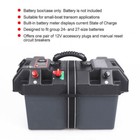 Snap Top 24-27 Battery Box Group Automotive Marine RV Boat Heavy Duty ...