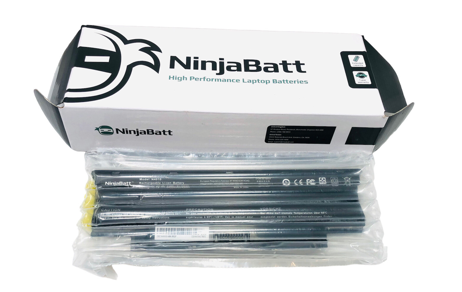 NinjaBatt- High Performance Laptop Battery ( Model N4010 ) QBEK00115 ...