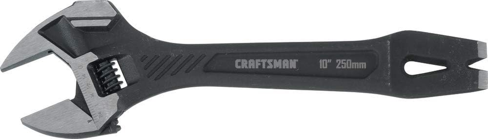 Craftsman Adjustable Wrench, 10" Demolition hammer nail remover prybar ...