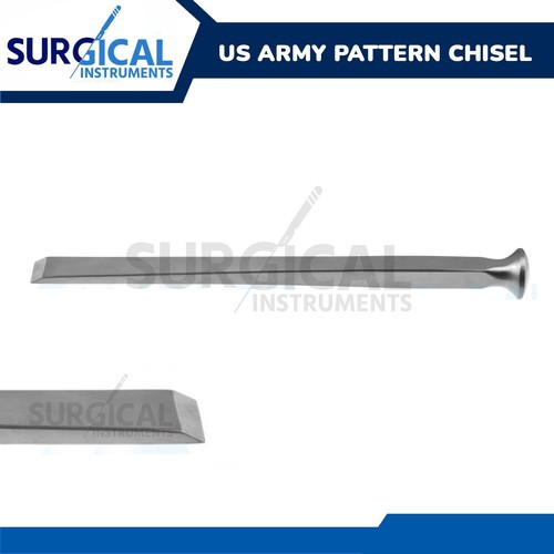 US Army Pattern Chisel Orthopedic Surgical Veterinary 6mm Stainless ...