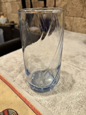 Anchor Hocking Misty Blue Swirl Beverage Tumbler Glass 14 oz. Set of 5 ...