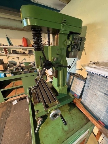 Myford VM-B milling machine 240v R8 taper in excellent condition | eBay UK