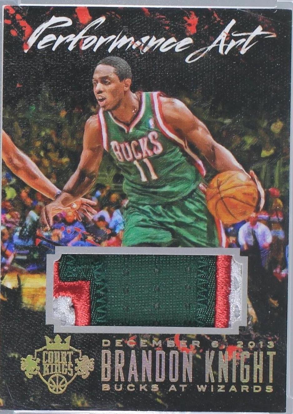 2014-15 Panini Court Kings - Performance Art Jerseys Brandon Knight #27 ...
