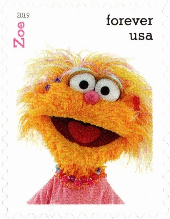USA 2019 SESAME STREET SHEET OF 16 FOREVER STAMPS, BIG BIRD, ELMO SCOTT ...