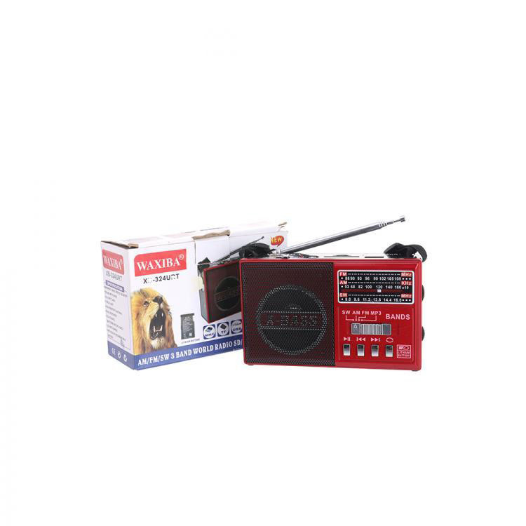 AM/FM/SW 3Band World Radio SD/USB MP3 Player Led Torch Rechargeable ...