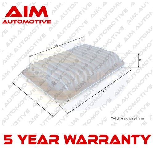 Air Filter AIM Fits Daihatsu Sirion 2008- 1.3 1.5 17801B1010 ...