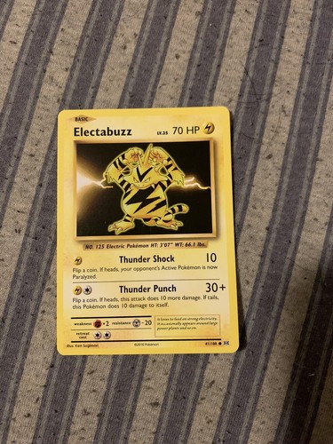 Pokémon TCG Electabuzz XY Evolutions 41/108 Regular Common | eBay