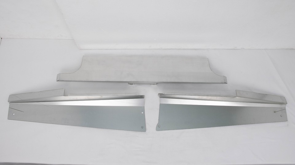 3 Pieces Radiator Filler Panels Kit Smooth Steel for 1969-1972 Chevy ...