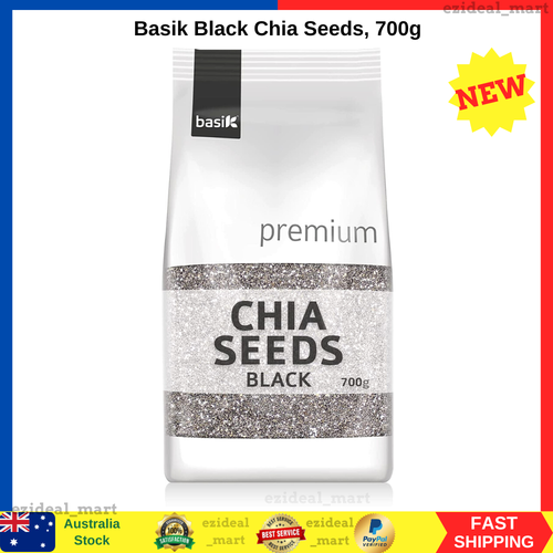 2x Basik Black Chia Seeds, 700g (total 1.4kg) NEW AU | eBay