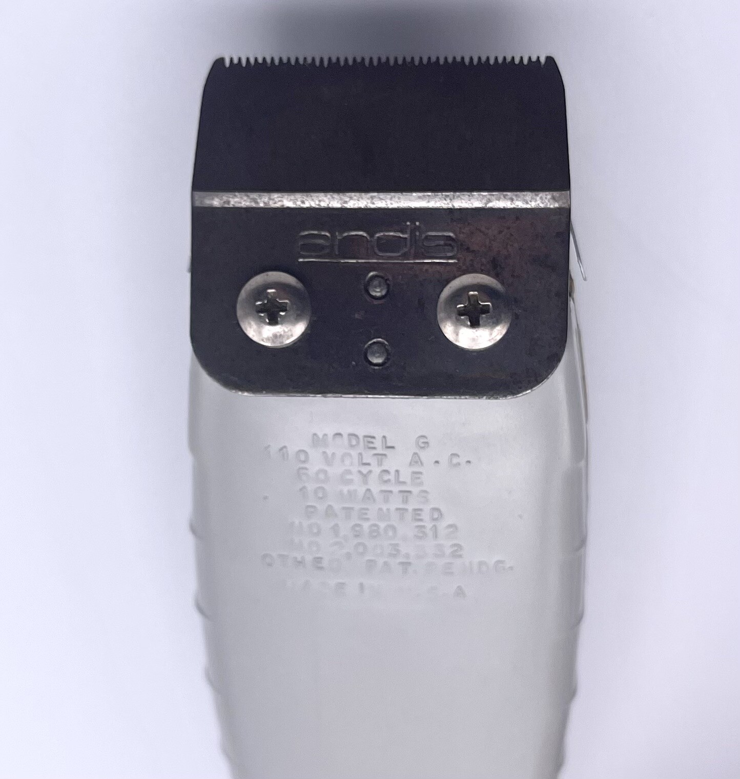 Andis Outliner ii Model G Corded Trimmer Gray Vintage Made In USA | eBay