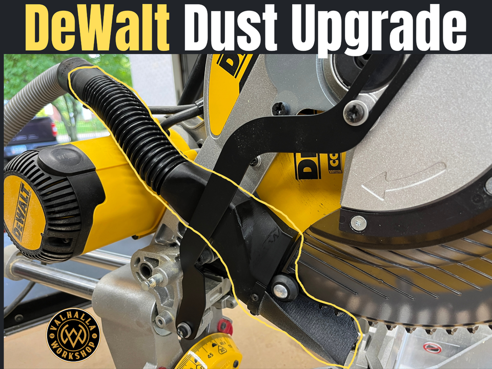 DeWALT DWS779/780 Dust Collection Upgrade for Miter Saws - Complete Kit ...