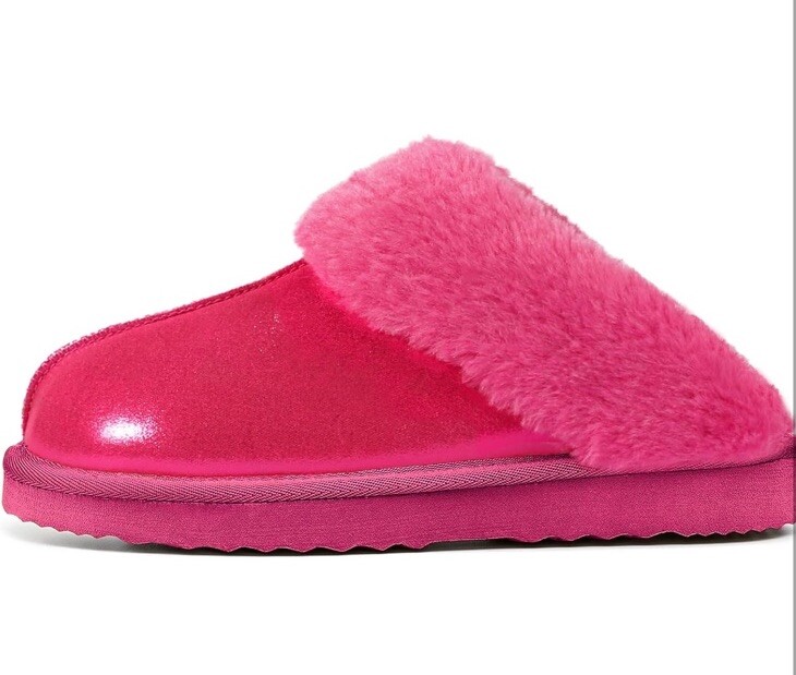 LazyStep Women's Pink Kipper Madge Scuff House SZ 9/10 Faux Fur | eBay