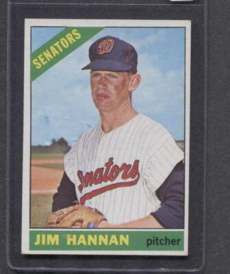 1966 Topps #479 Jim Hannan (Senators) Ex-Mt (Flat Rate Ship) | eBay