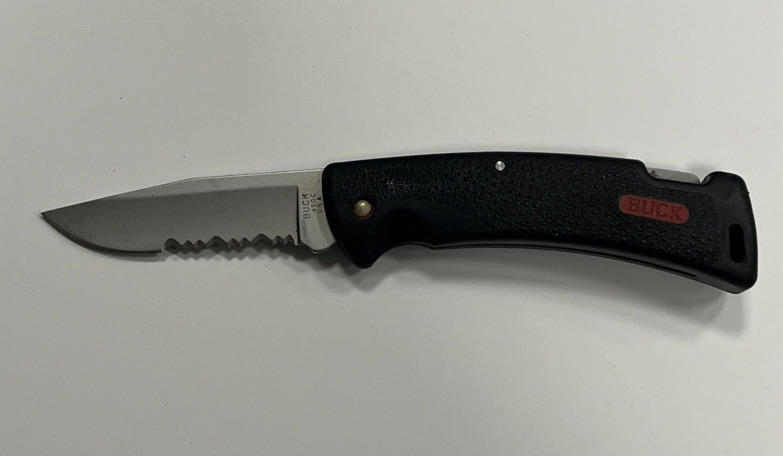 Buck Knife 450 C With Sheath Folding 450C Made In USA | eBay