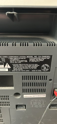 aiwa stereo system vintage 1999 CA-DW635 | eBay