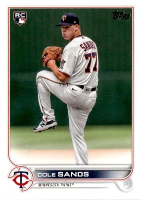 Topps 2022 Cole Sands baseball card | eBay