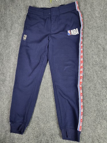 NBA Authentics Jogger Sweatpants Men Sz L Navy Basketball Pants ...