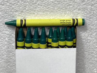 (16) Crayola Crayons (jungle green) BULK | eBay