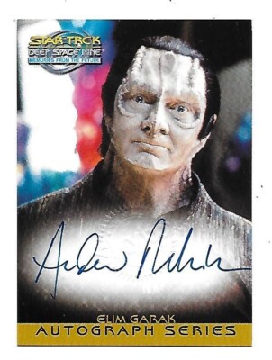 Star Trek DS9 Memories from Future Andrew Robinson Autographed Card A8 ...