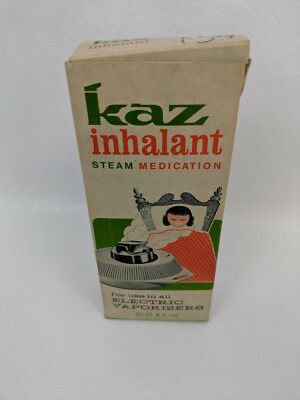 Vintage KAZ Vaporizer Inhalant Bottle with Box for Display Prop | eBay