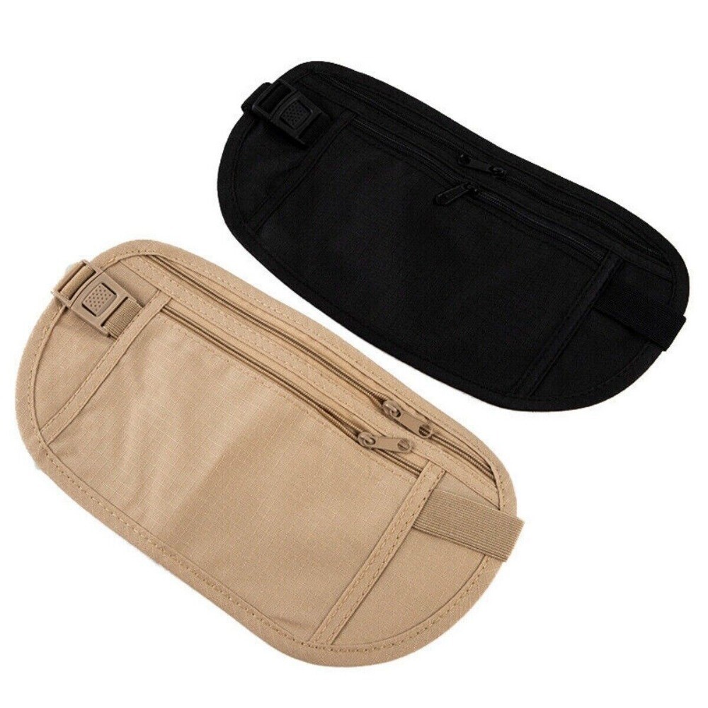 Money Belt Travel Hidden Secret Discreet Bum Bag Waist Wallet Pouch ...
