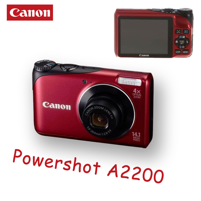 Canon Powershot A2200 14.1 MP Digital Camera with 4x Optical Zoom, 720p ...