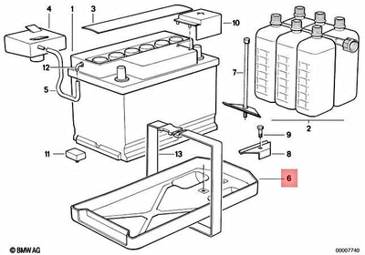 Genuine BMW E30 324d 324td 325e 325i 325ix Coupe Battery Tray ...