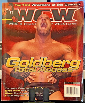 WCW Wrestling Magazine - Year 2000 Issue #57 - Goldberg Total Access | eBay