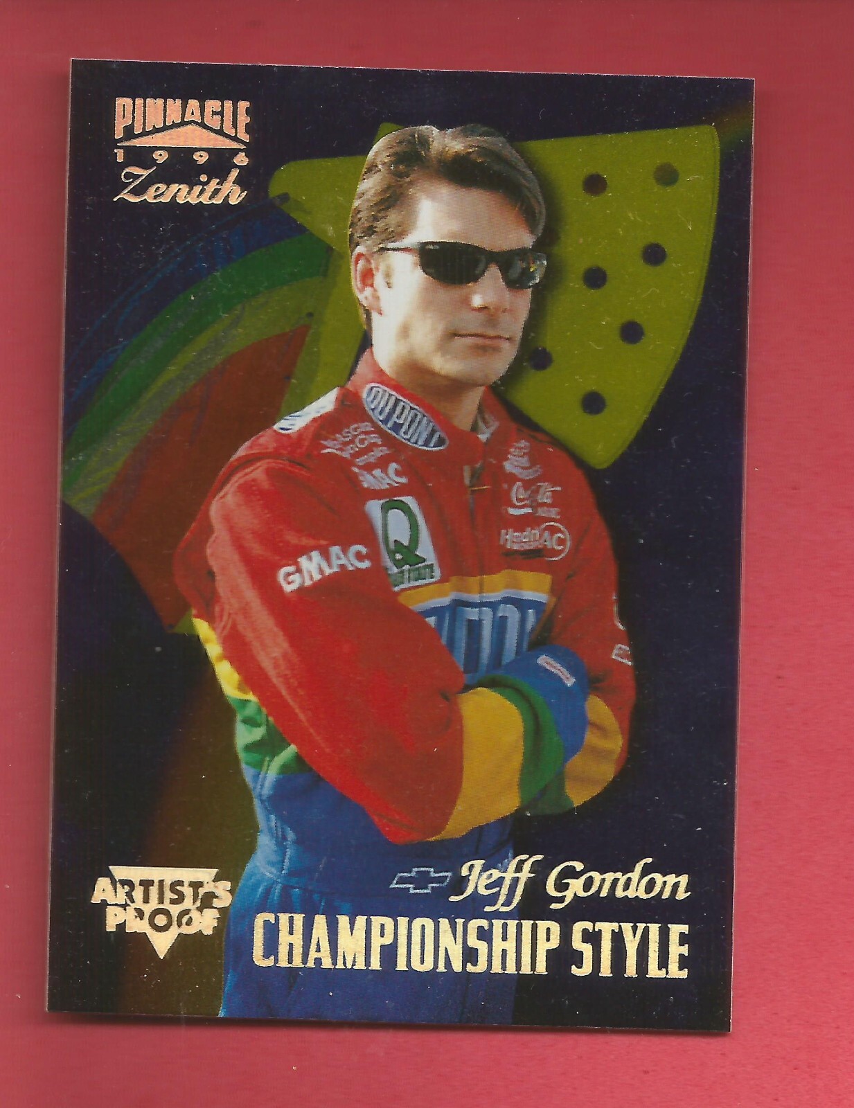 1996 Pinnacle Zenith - Artist's Proof #79 Jeff Gordon for sale online ...
