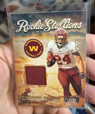 2020 Playoff Rookie StallionsJersey#28 Antonio Gibson Commanders ...