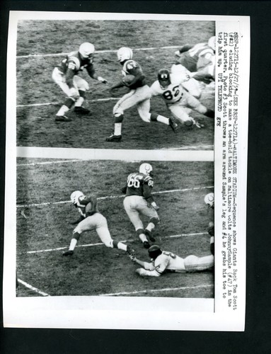 Johnny Sample Don Shinnick Tom Scott 1959 Press Photo Baltimore Colts ...