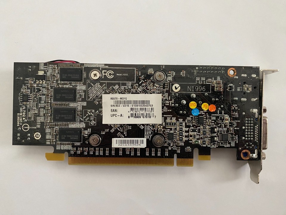 MSI ATI Radeon HD 5570 1GB PCIE Video Graphics Card GPU R5570-MD1G Half ...