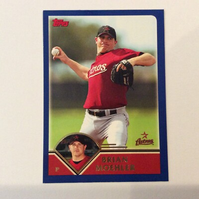 2003 Topps #540 Brian Moehler Houston Astros | eBay