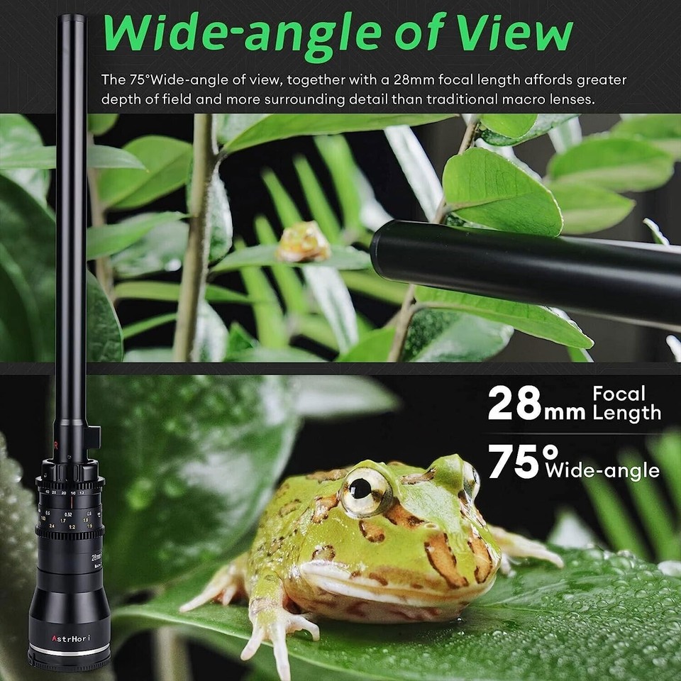 AstrHori 28mm F13 2X Macro Probe Lens Full-Frame For Sony E-Mount ...