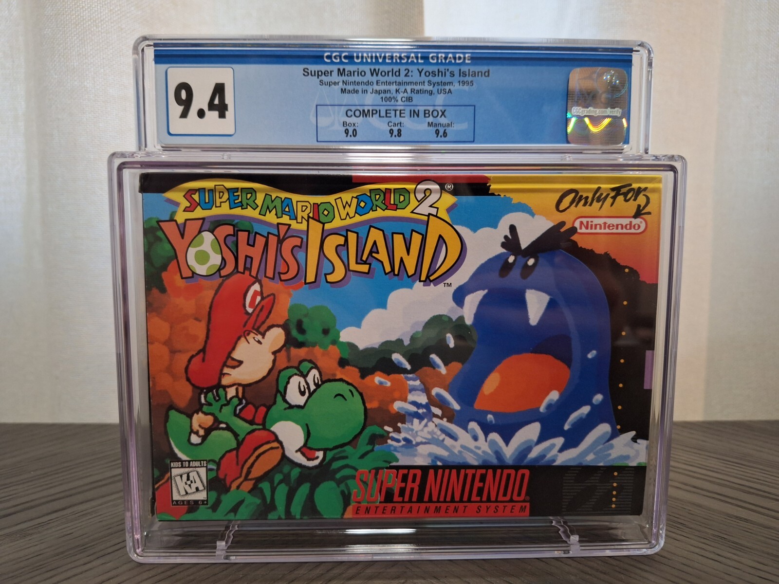 Super Mario World 2: Yoshi's Island (Entertainment System, 1995) for ...