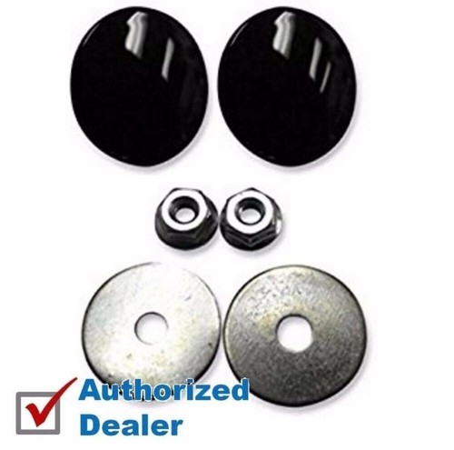 La Choppers Black Inner Fairing Mirror Plugs Harley Batwing Touring ...