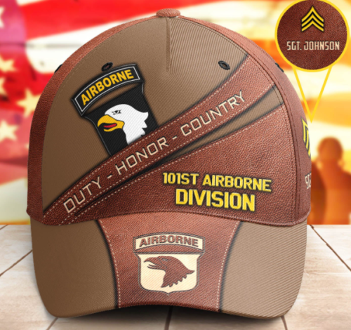 101st Airborne Division Brown Hat Screaming Eagle Military Cap ...