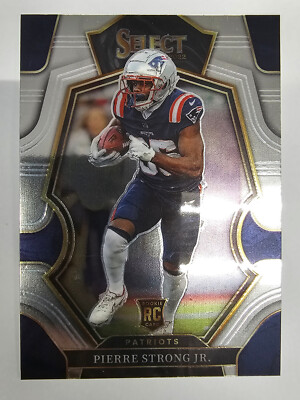 Pierre Strong Jr. 2022 Panini Select E34 RC #168 New England Patriots ...