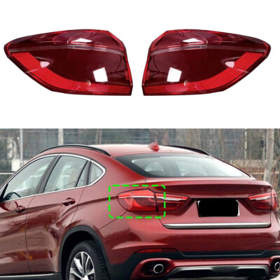 L+R Outer Side Rear Tail Light Lens cover For BMW X6 F16 X6M F86 2015 ...