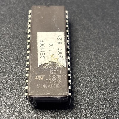 ST Microelectronics M27C801-120F1 EPROM 8Mb Memory 32-Pin IC Chip ...