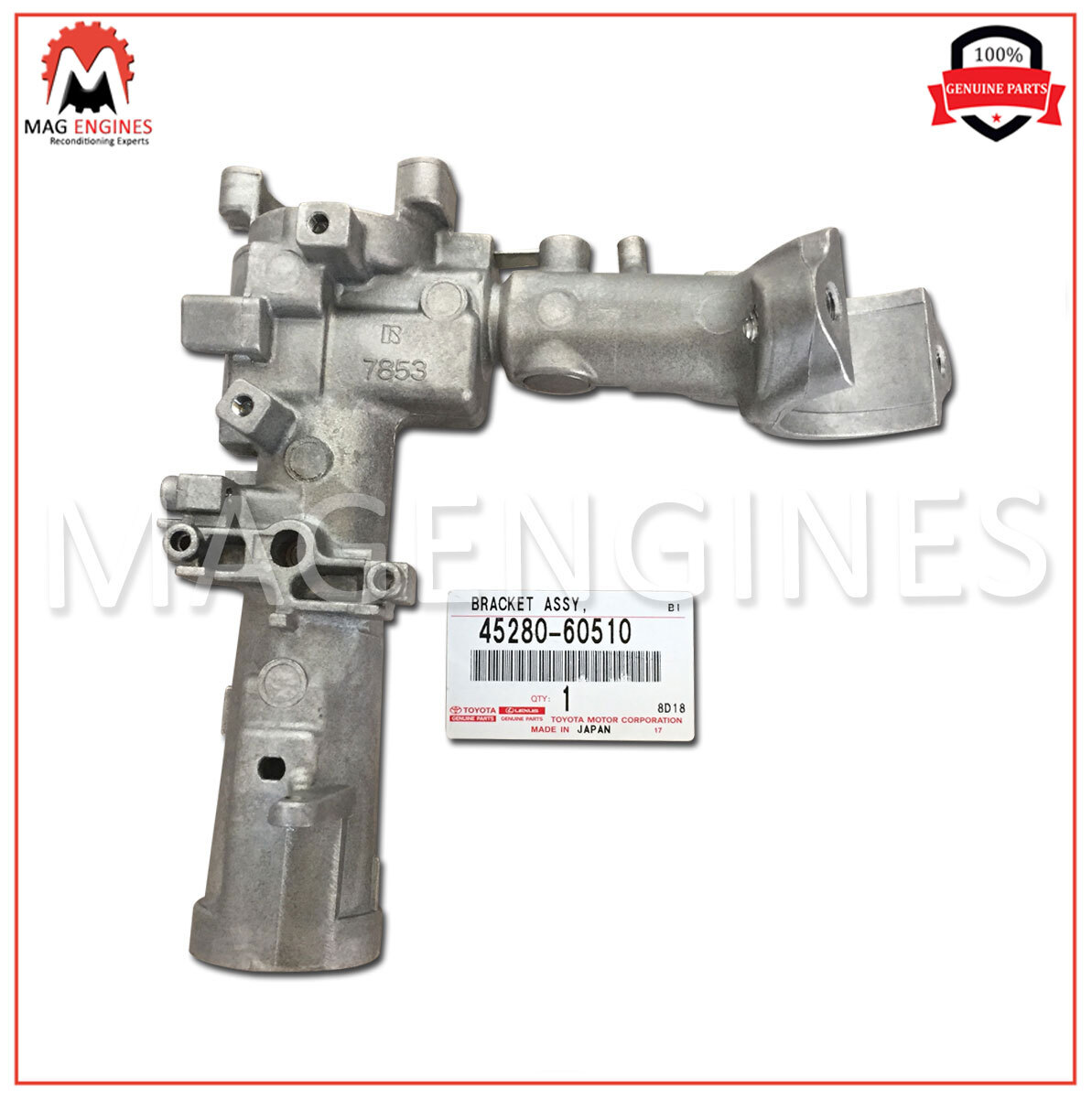 45280-60510 GENUINE STEERING COLUMN UPPER BRACKET FOR LAND CRUISER ...